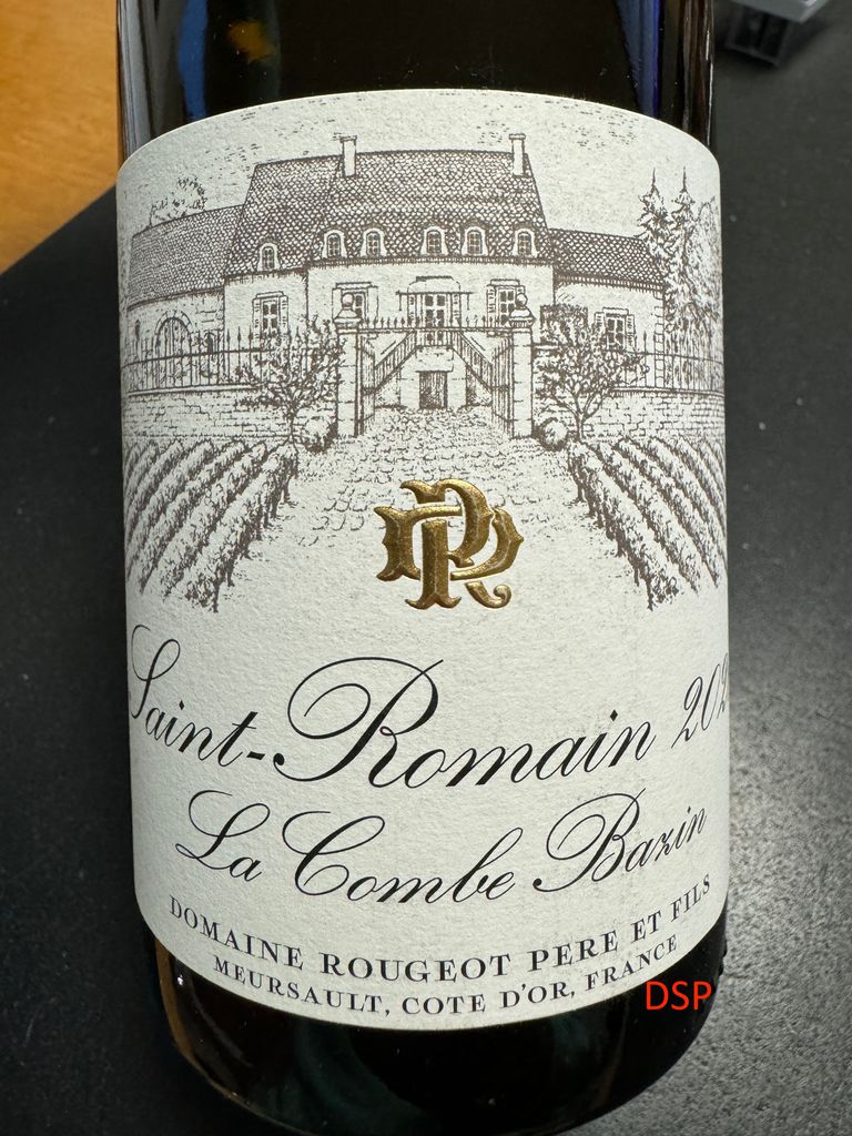 2021 Domaine Rougeot Saint-Romain Combe Bazin Blanc, France, Burgundy ...