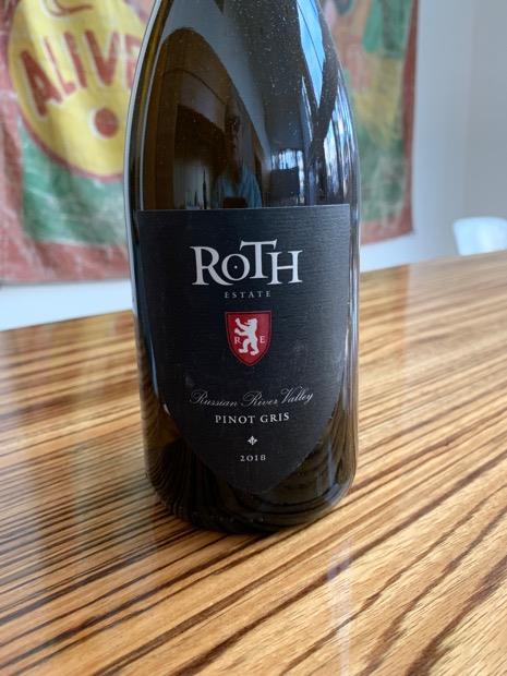 2019 Roth Estate Pinot Gris, USA, California, Sonoma County, Russian ...