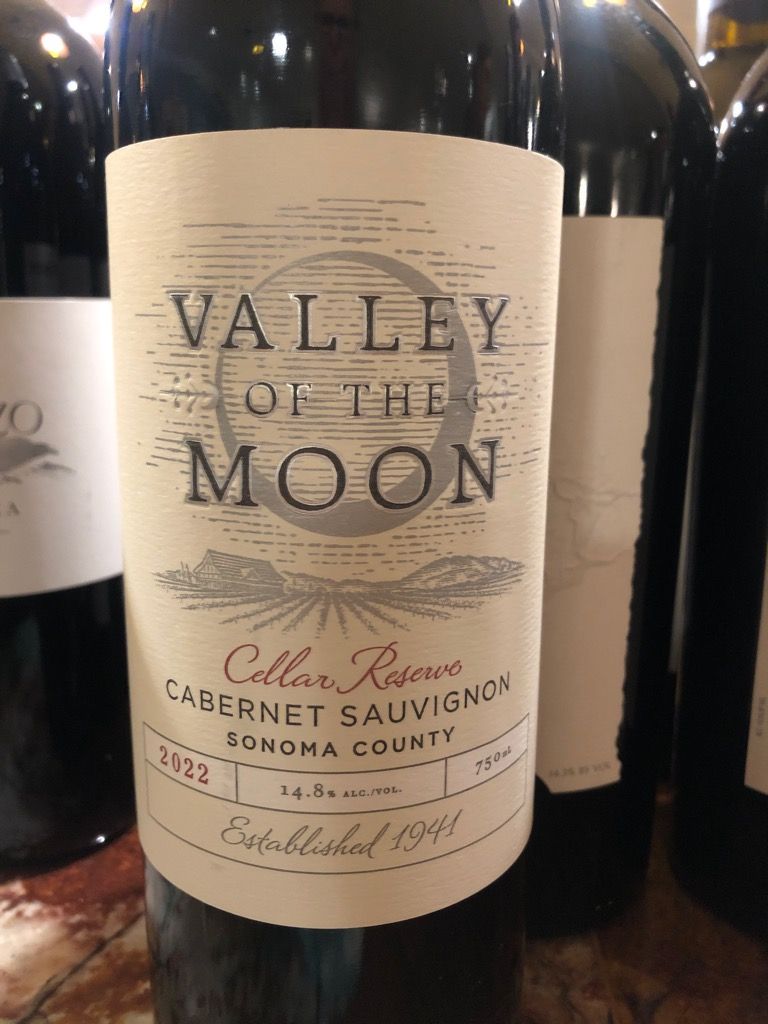 2022 Valley of the Moon Cabernet Sauvignon Sonoma Reserve, USA ...