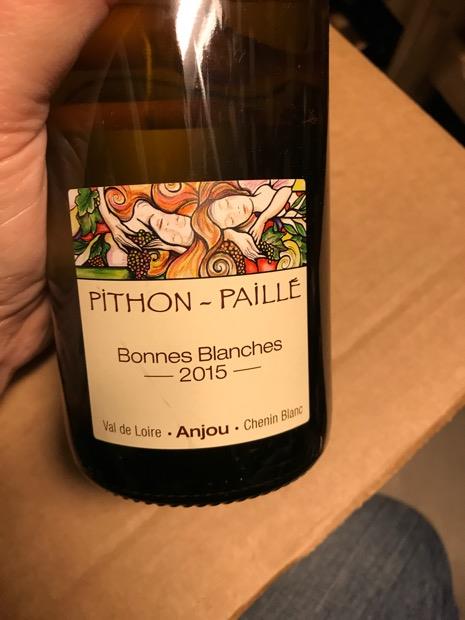 2015 Pithon-Paillé Anjou Bonnes Blanches, France, Loire Valley, Anjou ...