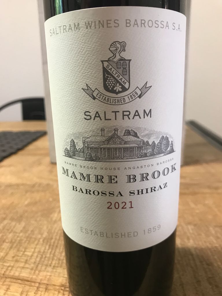 2021 Saltram Shiraz Mamre Brook, Australia, South Australia, Barossa ...