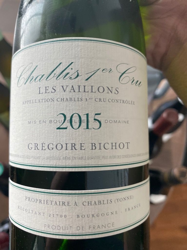 2019 Domaine des Clos Chablis 1er Cru Vaillons, France, Burgundy ...
