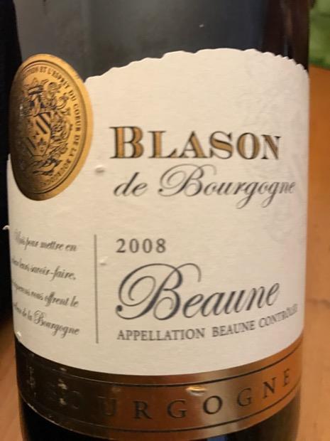 2008 Blason de Bourgogne Beaune Cuvée, France, Burgundy, Côte de Beaune ...