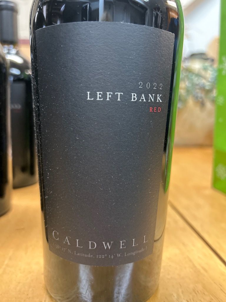 2022 Caldwell Left Bank Red Society of Smugglers, USA, California, Napa ...