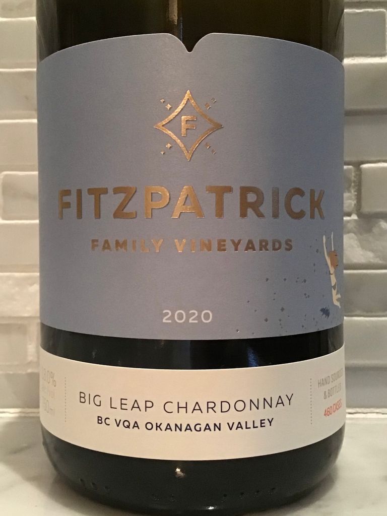 2021 Fitzpatrick Family Vineyards Chardonnay Big Leap, Canada, British ...