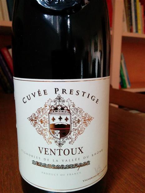 2016 Vignerons de Caractère Ventoux, France, Rhône, Southern Rhône ...