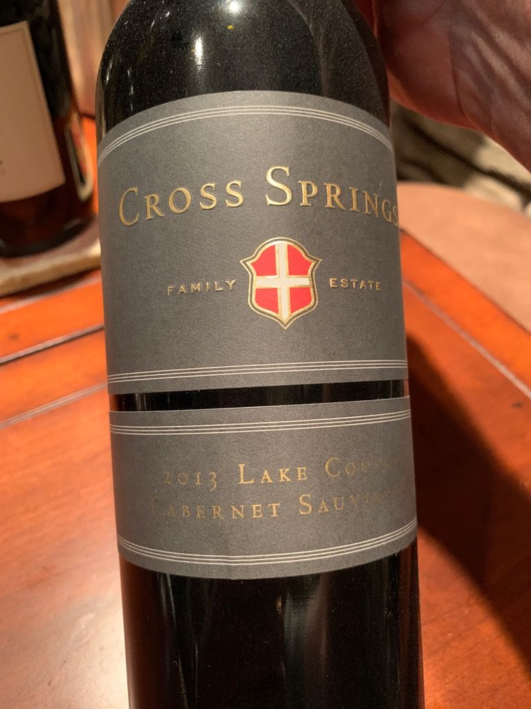 2012 Cross Springs Cabernet Sauvignon, USA, California - CellarTracker
