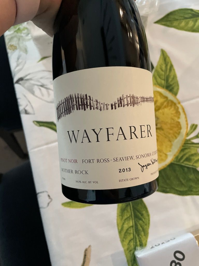 2013 Wayfarer Pinot Noir Mother Rock Wayfarer Vineyard, USA, California ...