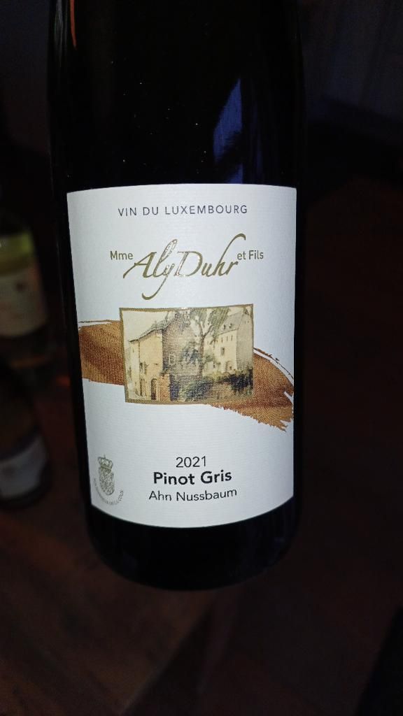 2021 Mme Aly Duhr & Fils Pinot Gris Grand Premier Cru Puits d'Or ...