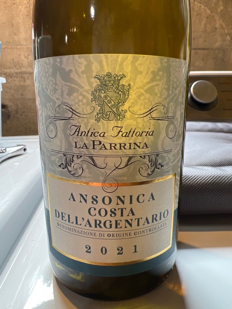 2023 La Parrina Ansonica Costa dell'Argentario, Italy, Tuscany, Maremma ...