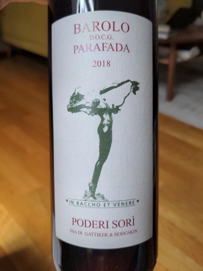 2019 Poderi Sori Barolo Parafada, Italy, Piedmont, Langhe, Barolo ...