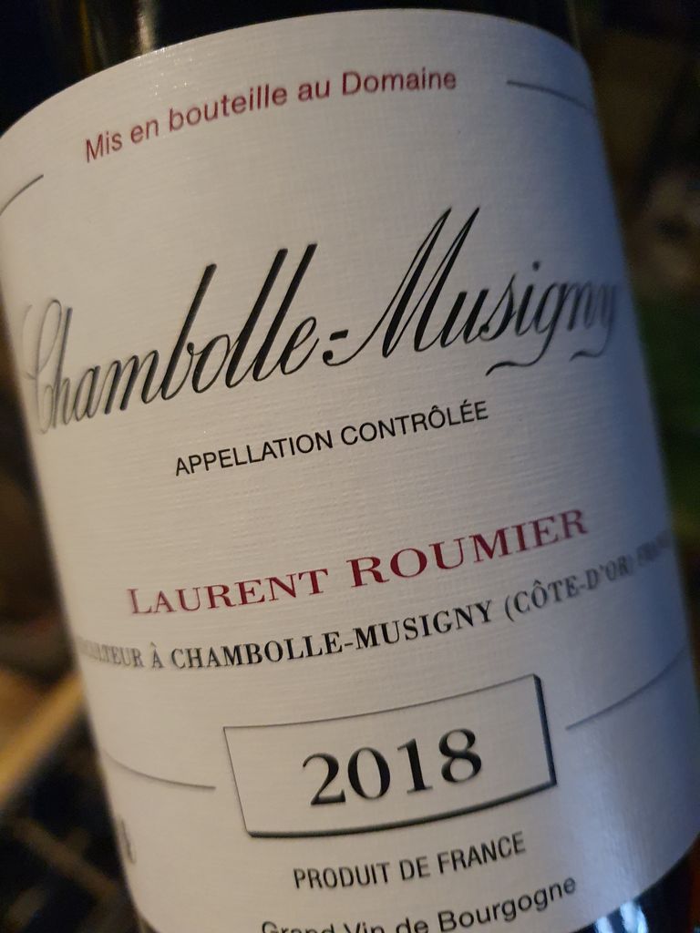 2018 Domaine Laurent Roumier Chambolle-Musigny, France, Burgundy, Côte ...