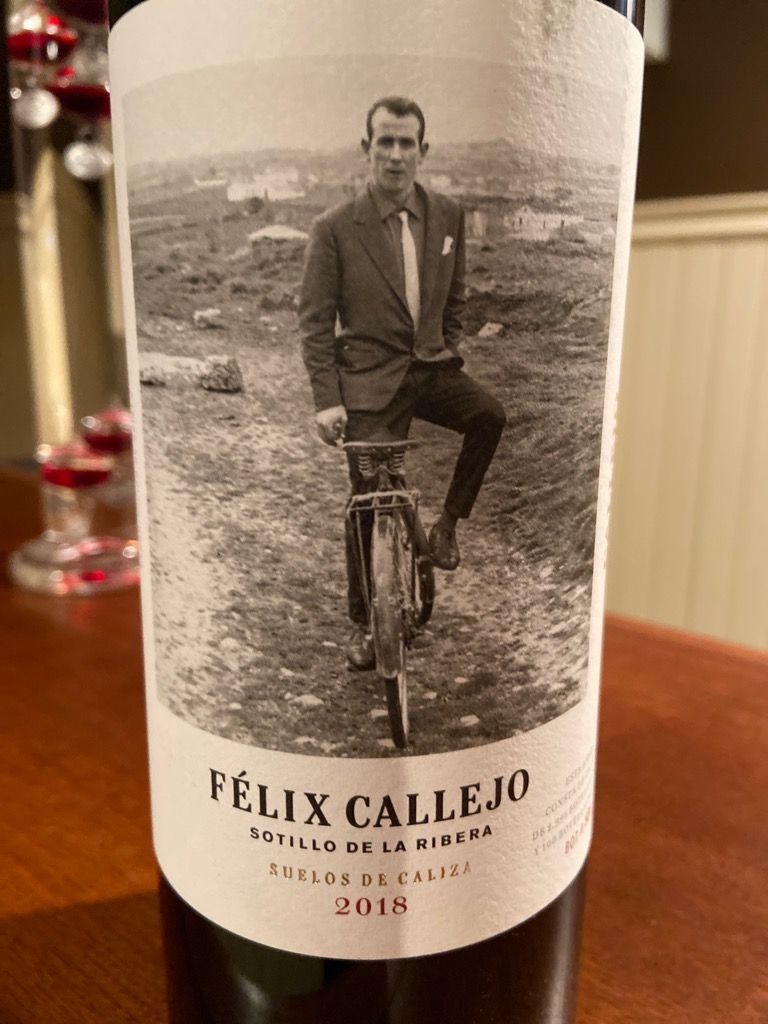 2018 Bodegas Felix Callejo Ribera del Duero Felix Callejo Sotillo de la ...