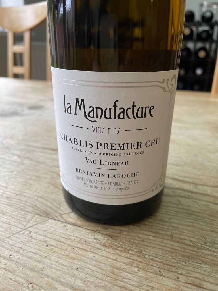 2020 Benjamin Laroche Chablis 1er Cru Vau-Ligneau La Manufacture ...