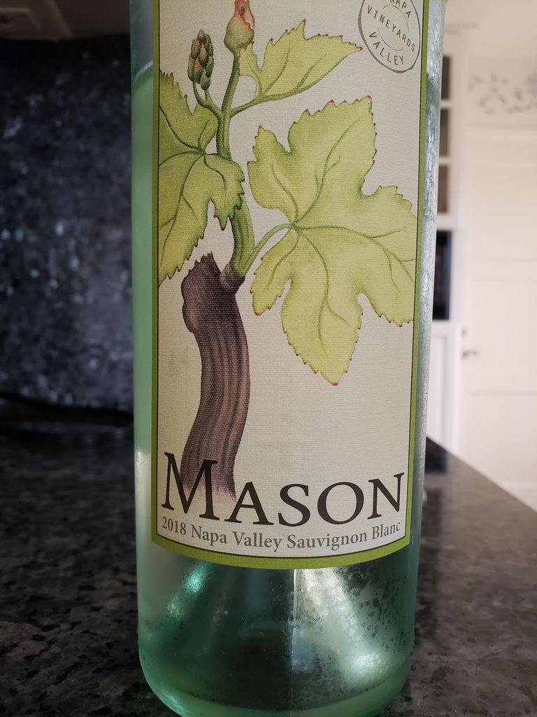 2018 Mason Cellars Sauvignon Blanc, USA, California, Napa Valley ...