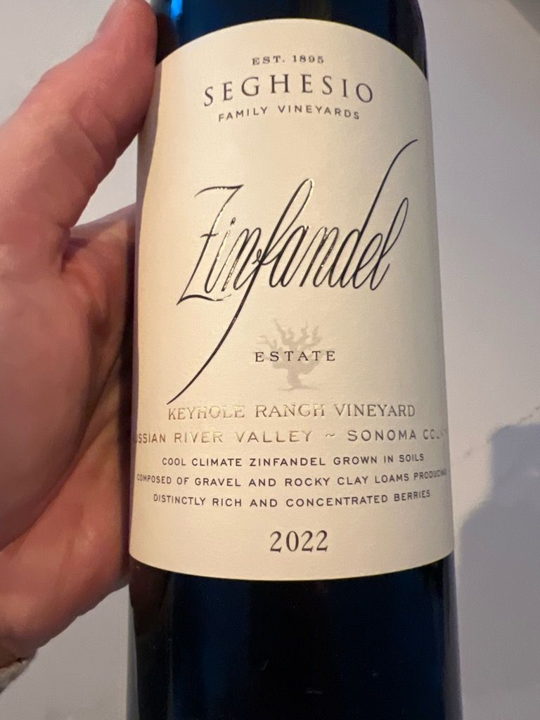 2023 Seghesio Family Vineyards Zinfandel Keyhole Ranch, USA, California, Sonoma County, Russian ...