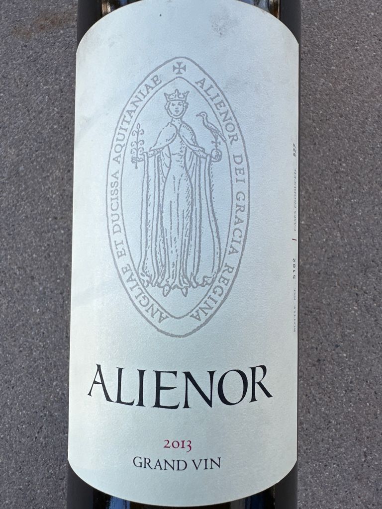 2013 Alienor Grand Vin, USA, California, North Coast, Lake County ...