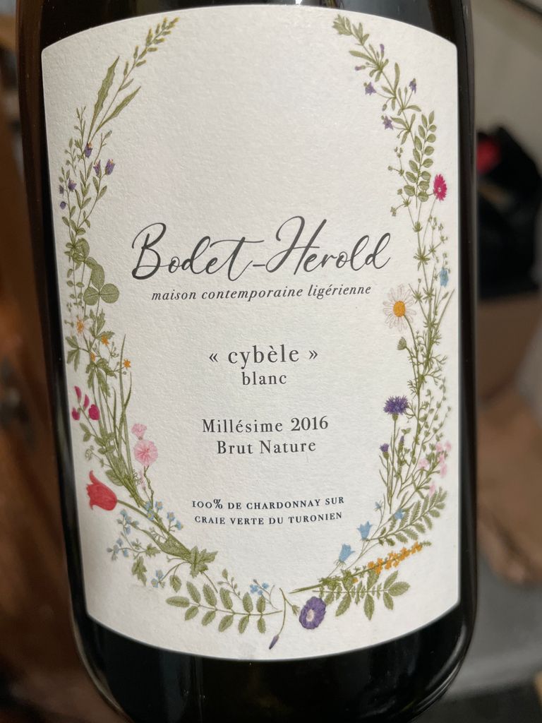 2016 Bodet-Herold Crémant de Loire Cybèle, France, Loire Valley ...