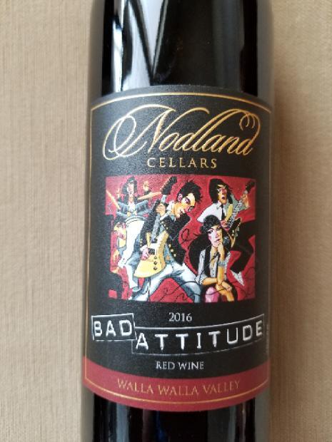 2017 Nodland Cellars Bad Attitude Walla Walla Valley, USA, Washington ...