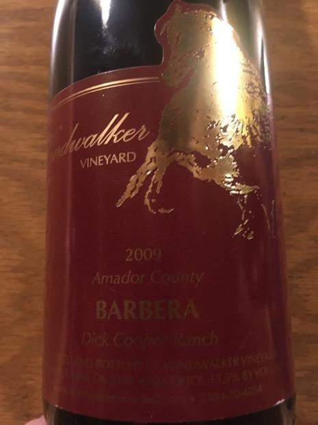 2007 Windwalker Vineyard Barbera Cooper Vineyard, USA, California ...