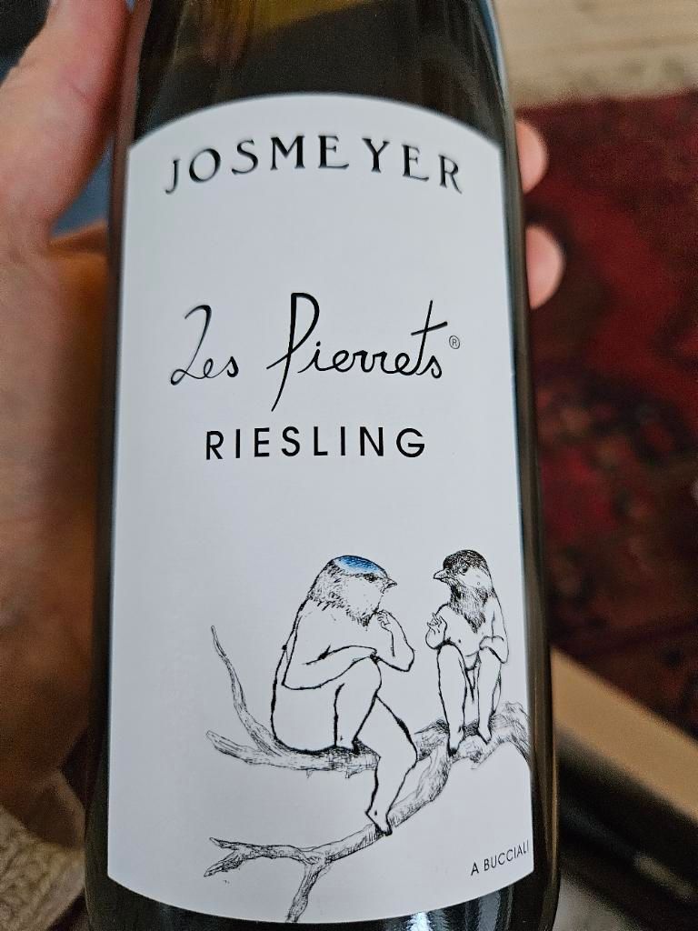 2018 Josmeyer Riesling Les Pierrets, France, Alsace - CellarTracker