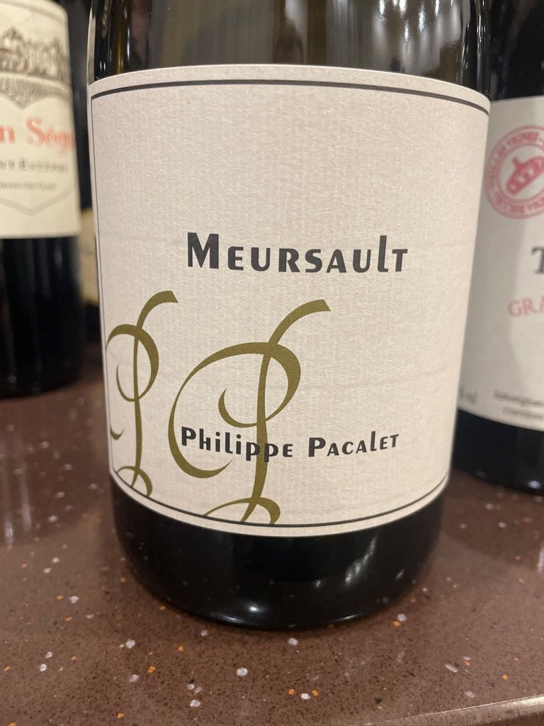 2021 Philippe Pacalet Meursault, France, Burgundy, Côte de Beaune ...