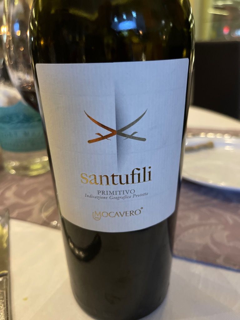 2020 Mocavero Primitivo Santufili Salento IGT, Italy, Puglia, Salento ...