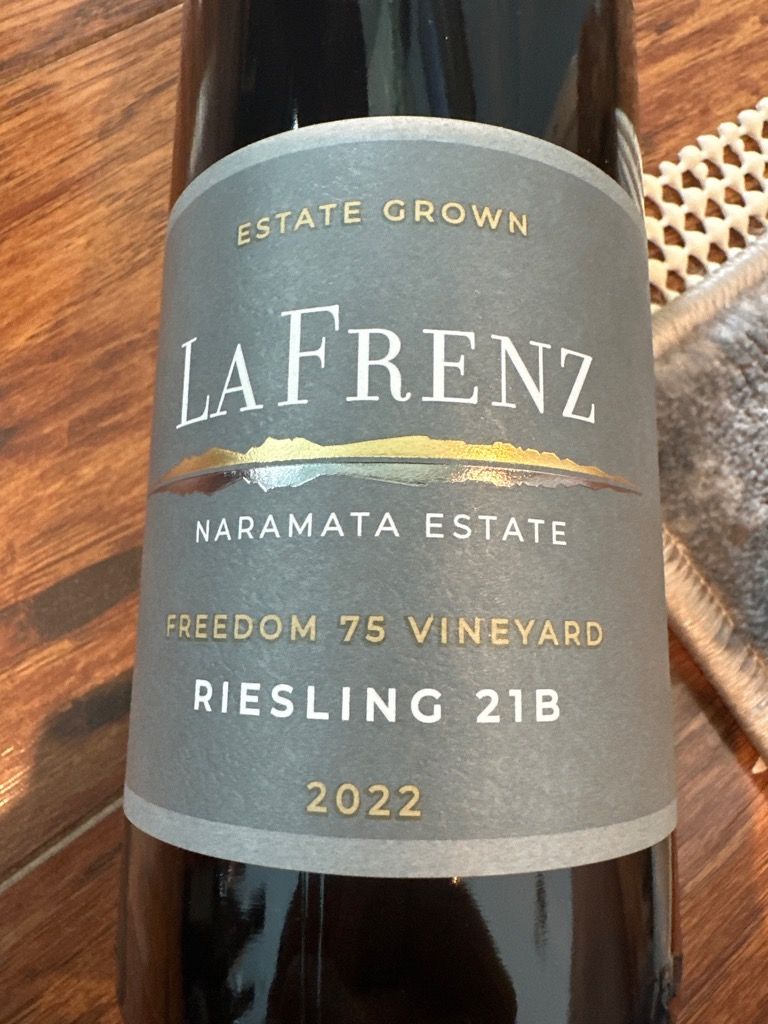 2023 La Frenz Riesling Clone 21B, Canada, British Columbia, Okanagan ...