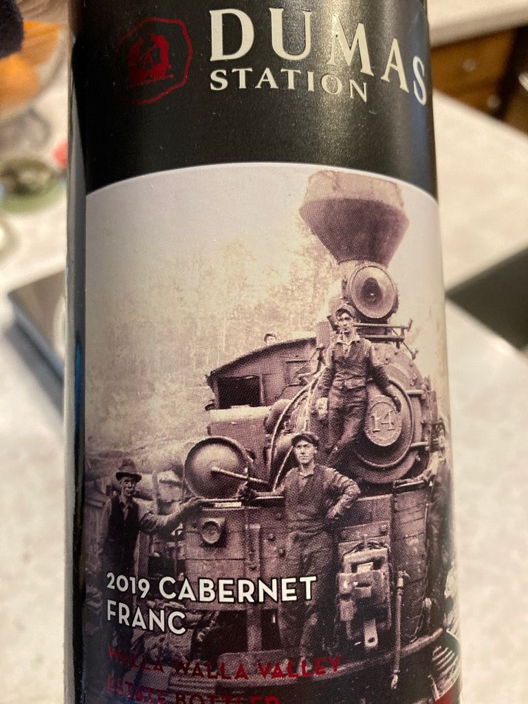 2019 Dumas Station Cabernet Franc Estate, USA, Washington, Columbia ...