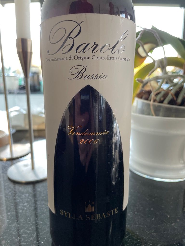 2006 Sylla Sebaste Barolo Bussia, Italy, Piedmont, Langhe, Barolo ...