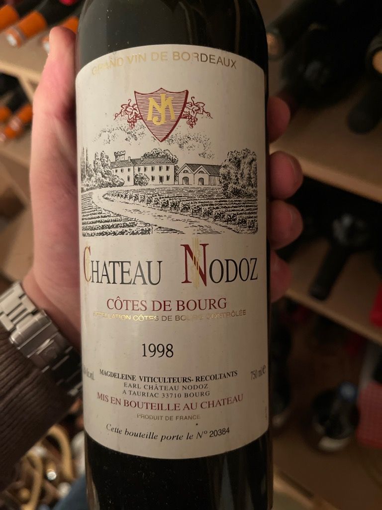 1997 Château Nodoz, France, Bordeaux, Côtes de Bourg - CellarTracker
