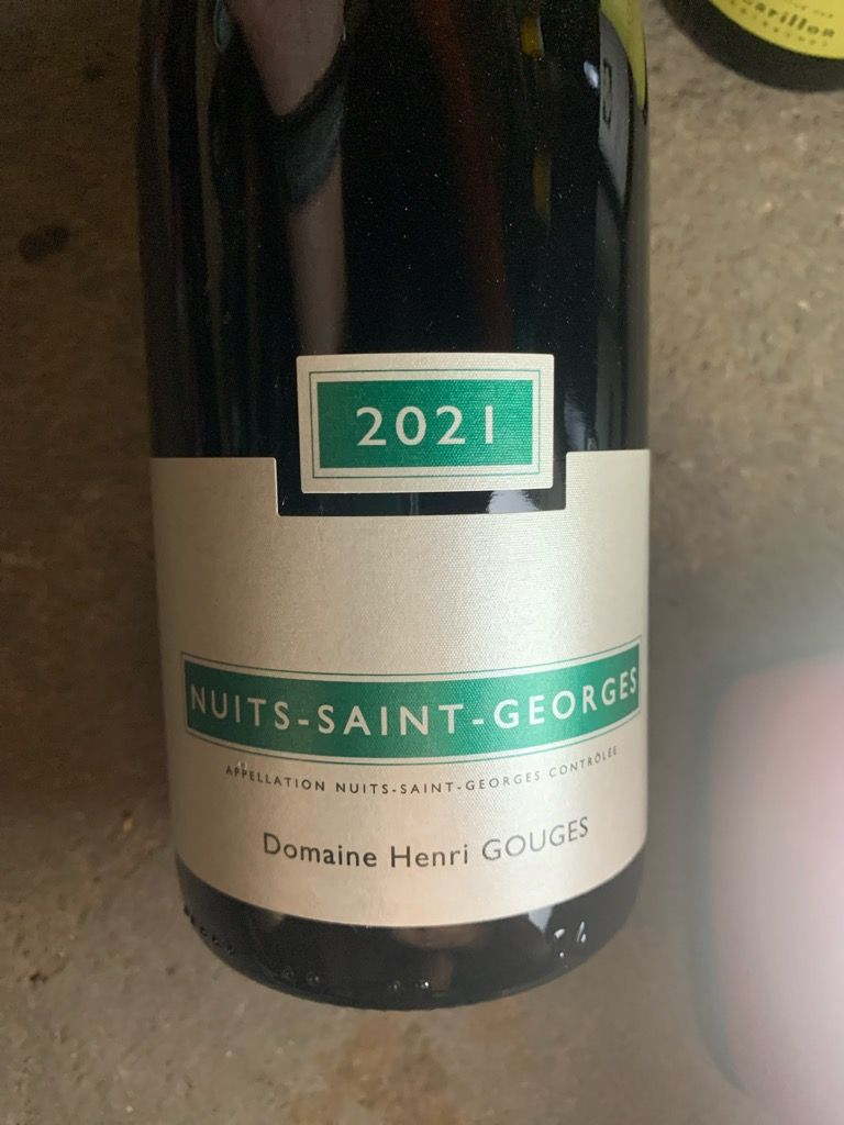 2021 Domaine Henri Gouges Nuits St. Georges, France, Burgundy, Côte de ...