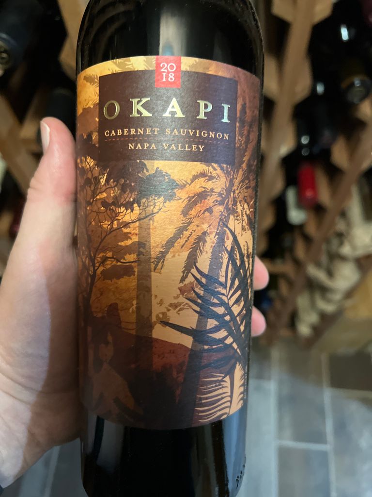 2018 Okapi Wines Cabernet Sauvignon Jungle Love Vineyard, USA ...