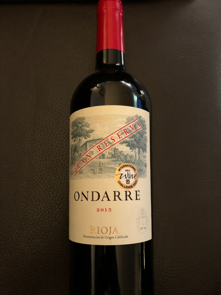 2015 Bodegas Ondarre Rioja Gran Reserva, Spain, La Rioja, Rioja ...
