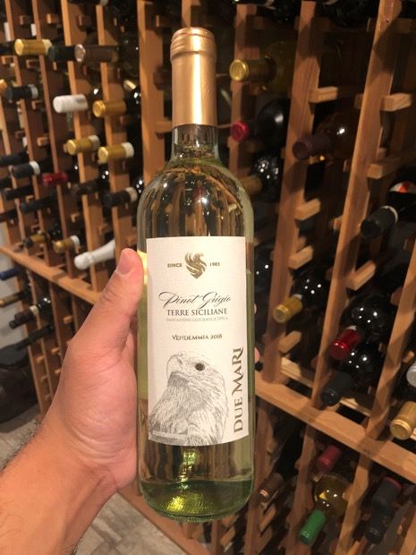 2018 Due Mari Pinot Grigio, Italy, Delle Venezie - CellarTracker
