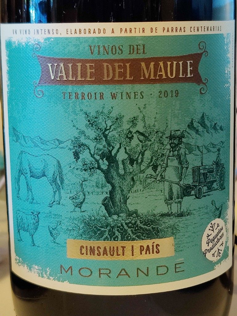 2019 Morandé Vinos del Maule Cinsault País, Chile, Maule Valley ...