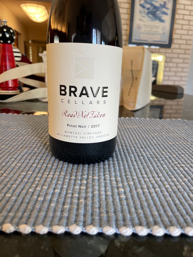 2017 Brave Cellars Pinot Noir Road Not Taken Momtazi Vineyard, USA ...