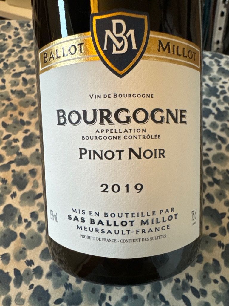 2019 Ballot-Millot & Fils Bourgogne, France, Burgundy, Bourgogne ...