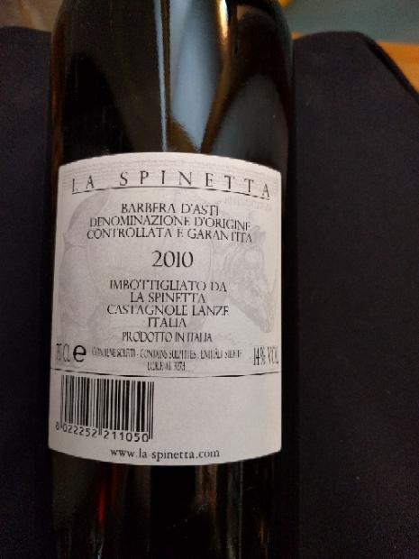 1998 La Spinetta (Rivetti) Barbera d'Asti, Italy, Piedmont, Asti ...