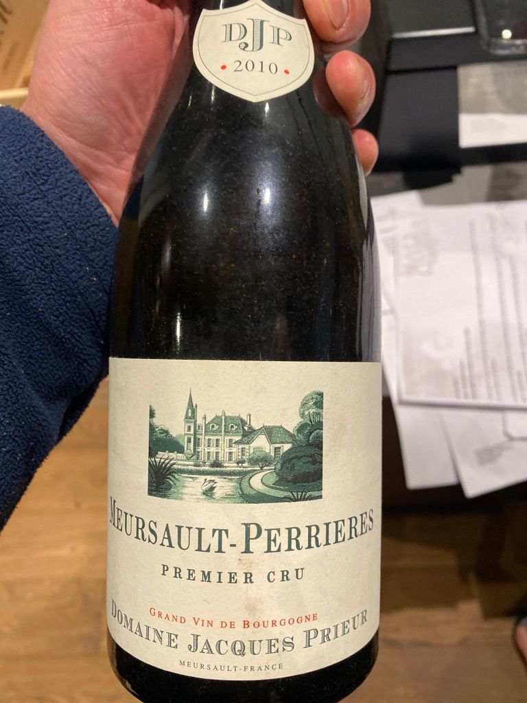 2010 Domaine Jacques Prieur Meursault 1er Cru Les Perrières, France ...