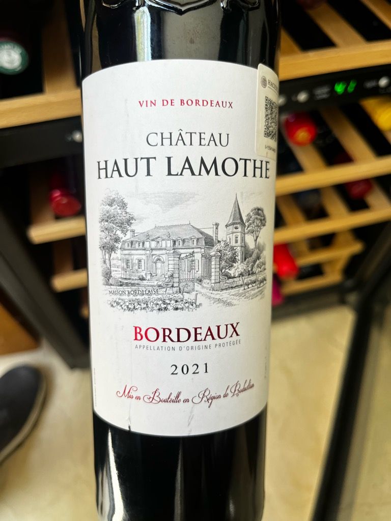 2021 Château Haut Lamothe, France, Bordeaux - CellarTracker