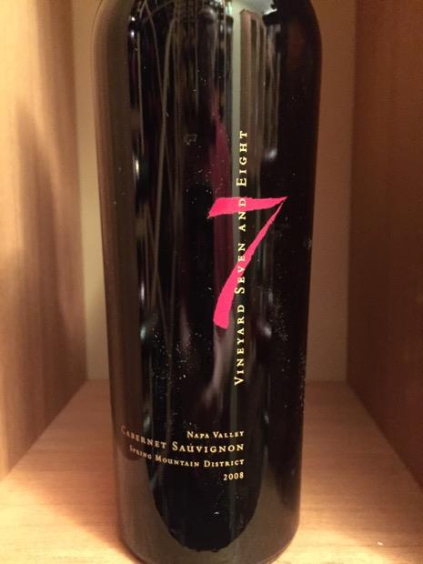 2008 Vineyard 7 & 8 Cabernet Sauvignon 7, USA, California, Napa Valley ...