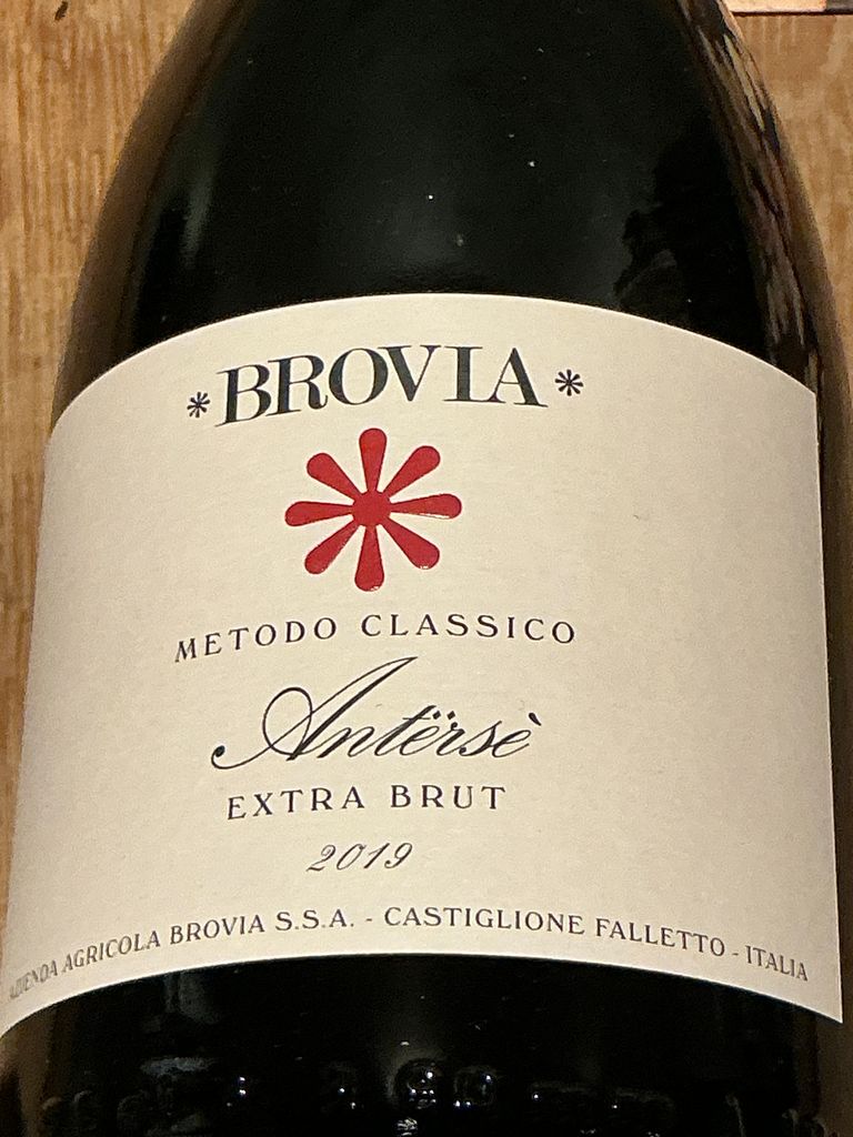 2019 Fratelli Brovia Antërsè Extra Brut, Italy - CellarTracker
