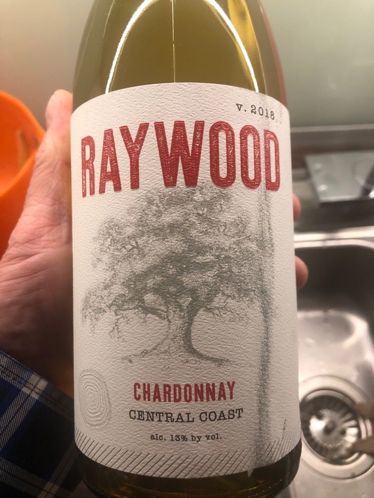 2018 Raywood Vineyards Chardonnay, USA, California, Central Coast ...