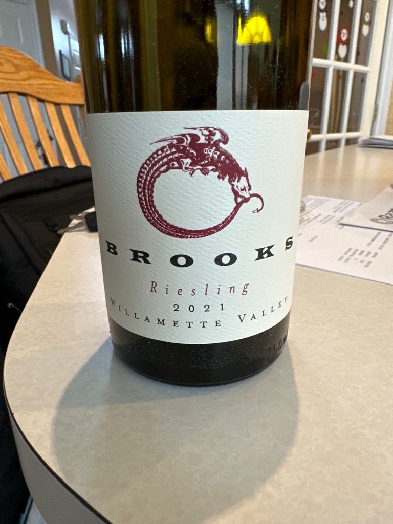 2021 Brooks Riesling, USA, Oregon, Willamette Valley - CellarTracker
