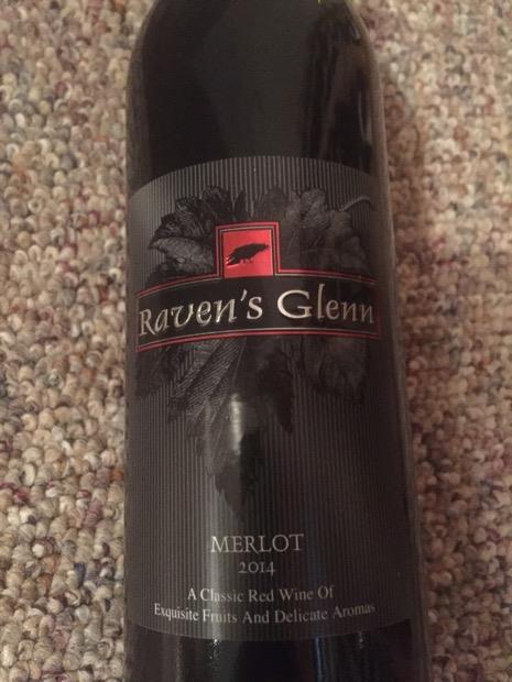 NV Raven's Glenn Merlot, USA, American - CellarTracker