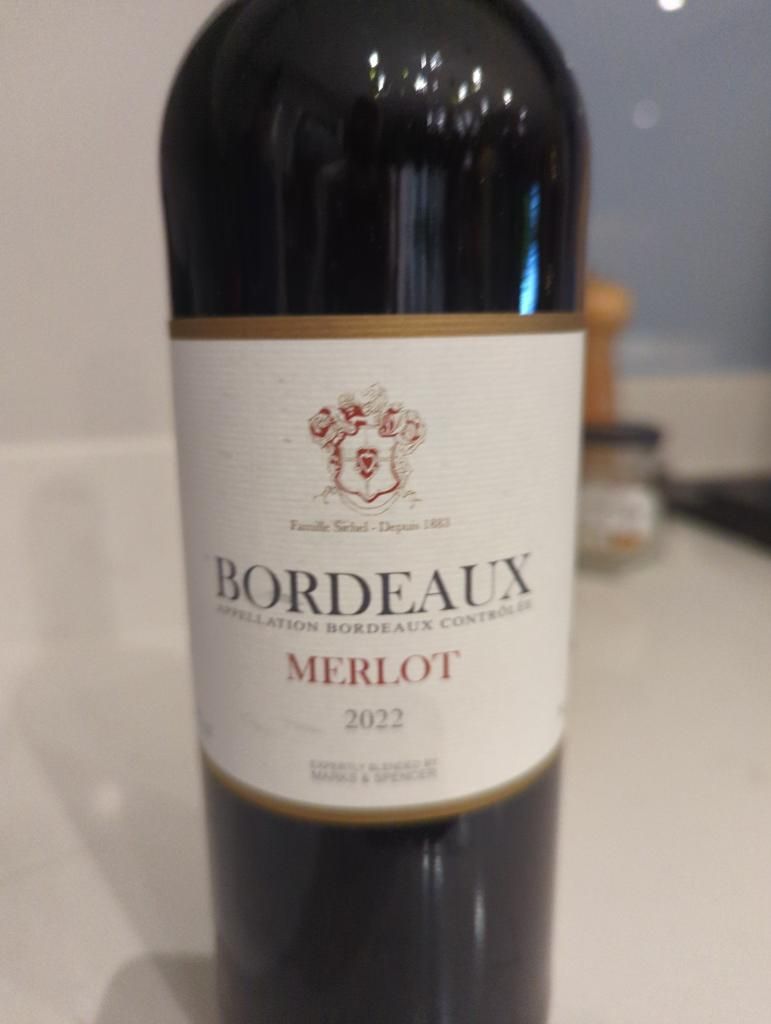 2022 Marks & Spencer Bordeaux Merlot, France, Bordeaux - CellarTracker