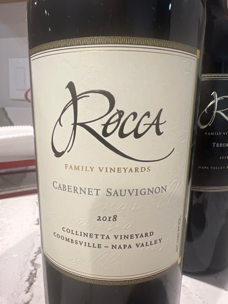 2018 Rocca Family Vineyards Cabernet Sauvignon Collinetta Vineyard, USA ...