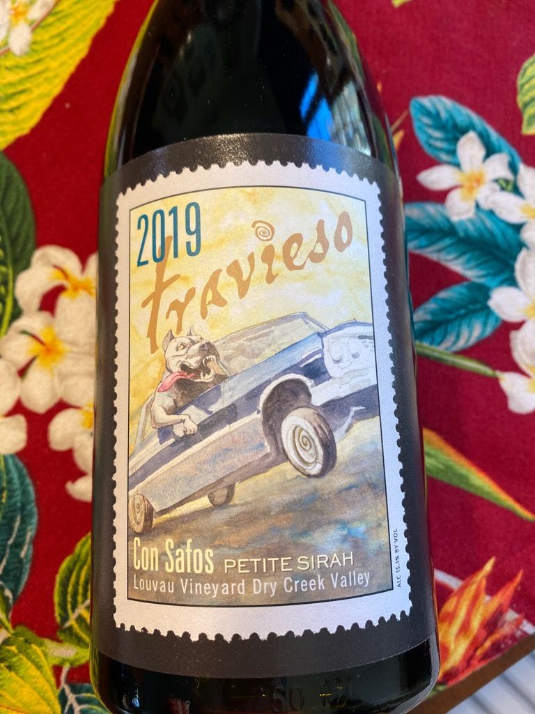 2019 Travieso Petite Sirah Con Safos Louvau Vineyard, USA, California ...
