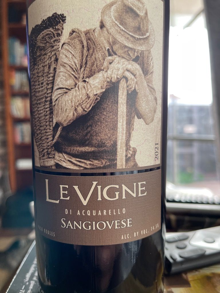 2021 Le Vigne Sangiovese Le Vigne di Acquarello, USA, California ...